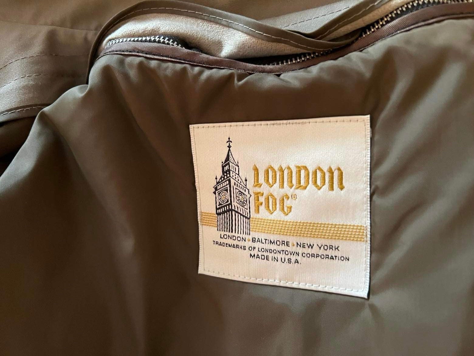 Vintage Mens Trench Coat With Zip Out Lining London Fog by - Etsy