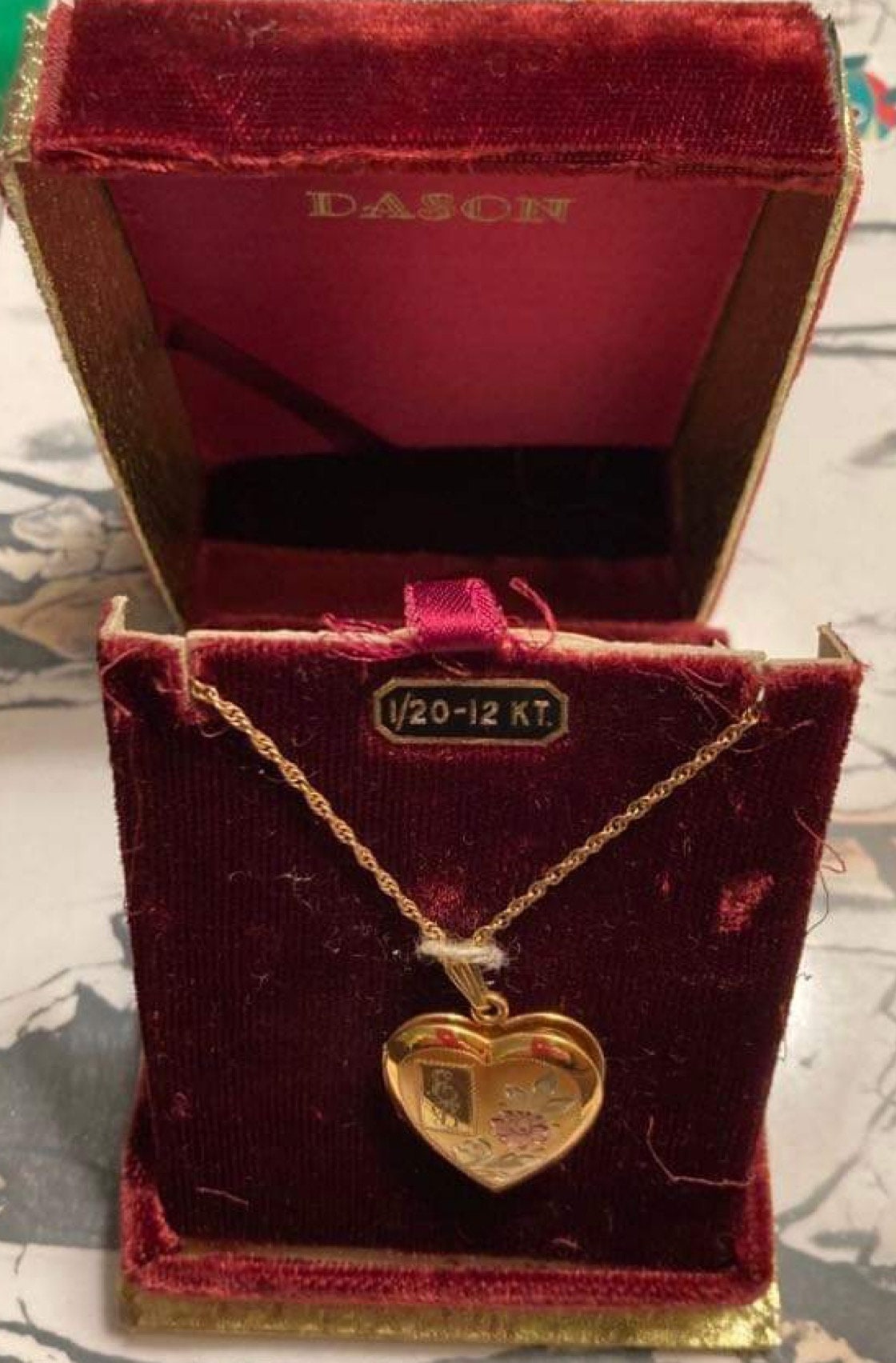 Vintage 1/20 12K Gold Filled Locket by Dason Unworn in - Etsy
