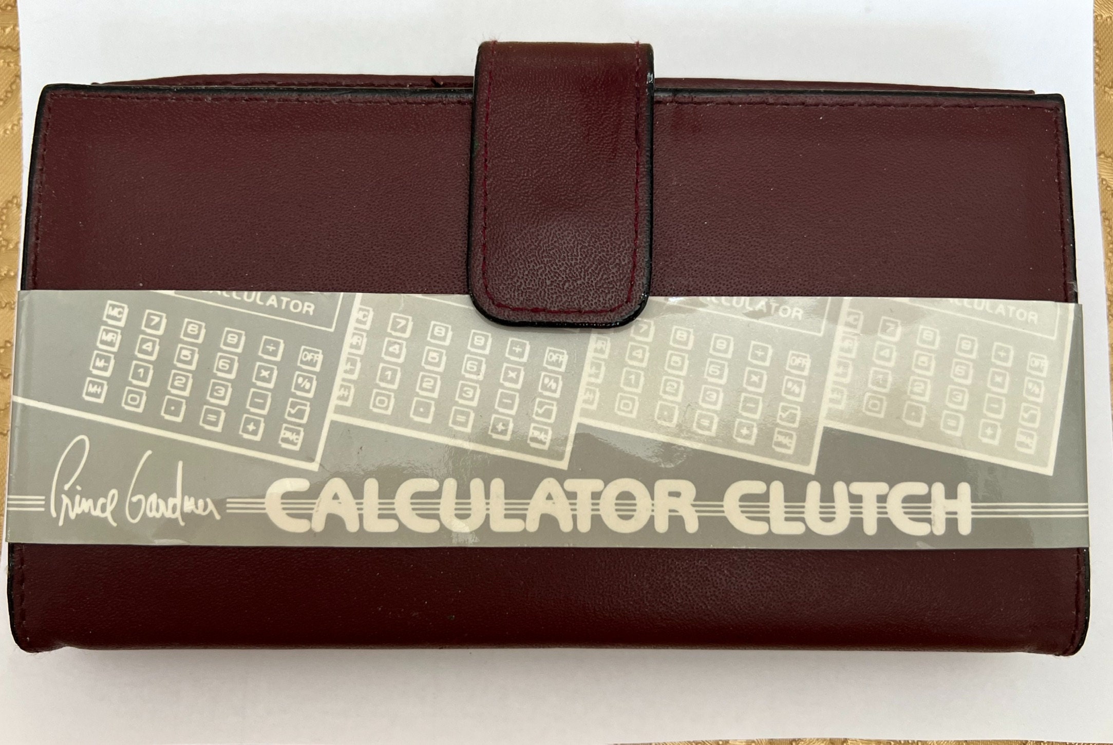 Prince Gardner Clutch Style Wallet New Old Stock Burgundy | Etsy