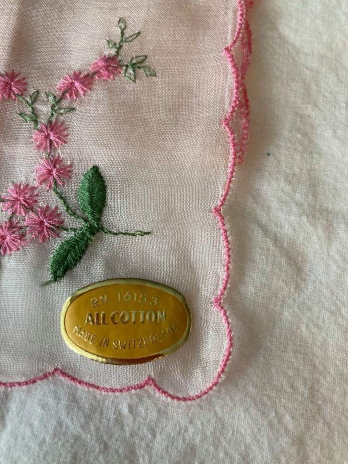 Vintage hankies new old stock in original gift box all cotton | Etsy