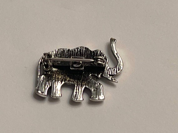 Vintage Republican elephant pin on original store car… - Gem