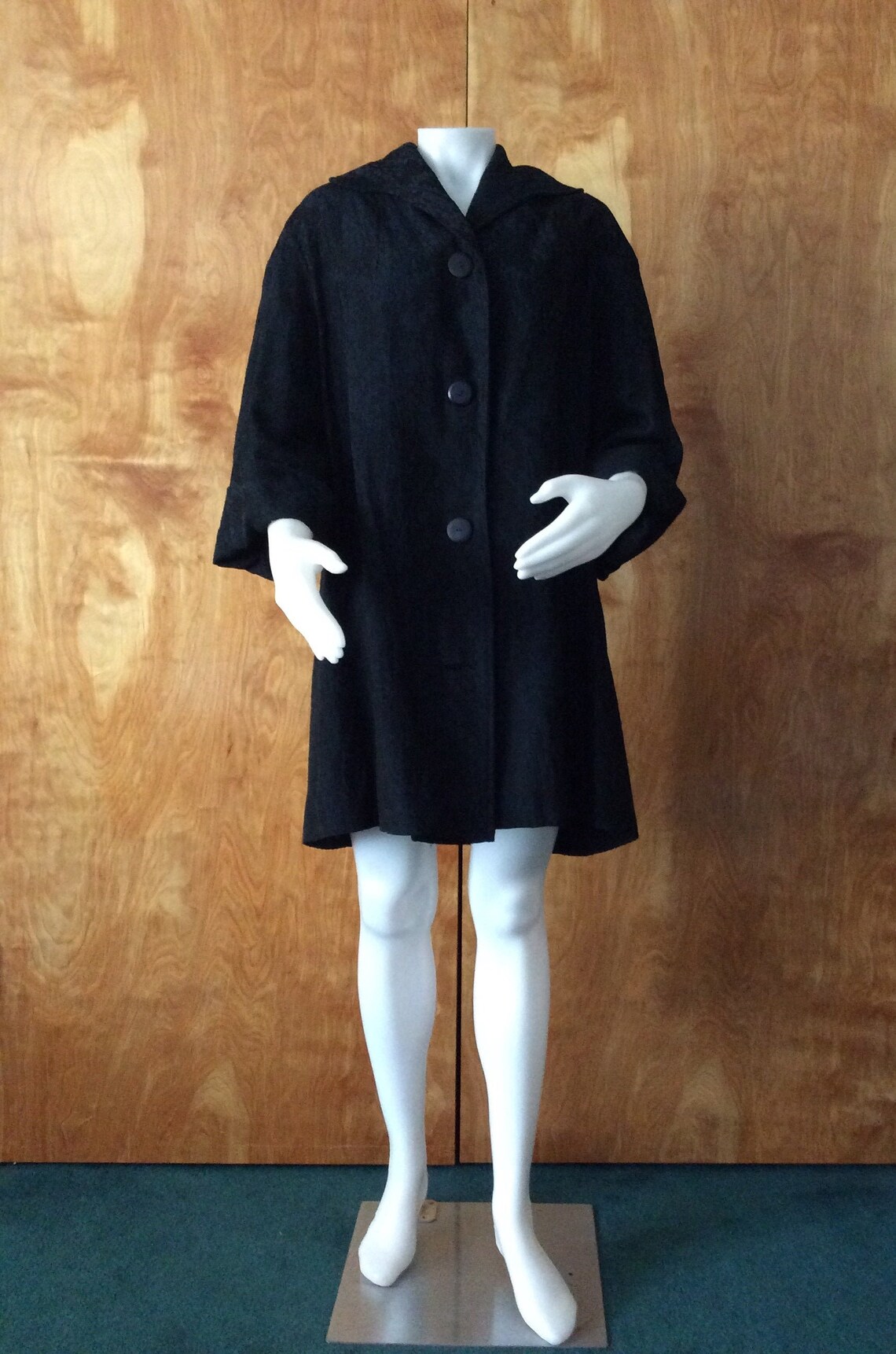 Vintage Womens Raincoat Swing Style Anglomac FASHIONWEAR Dark | Etsy