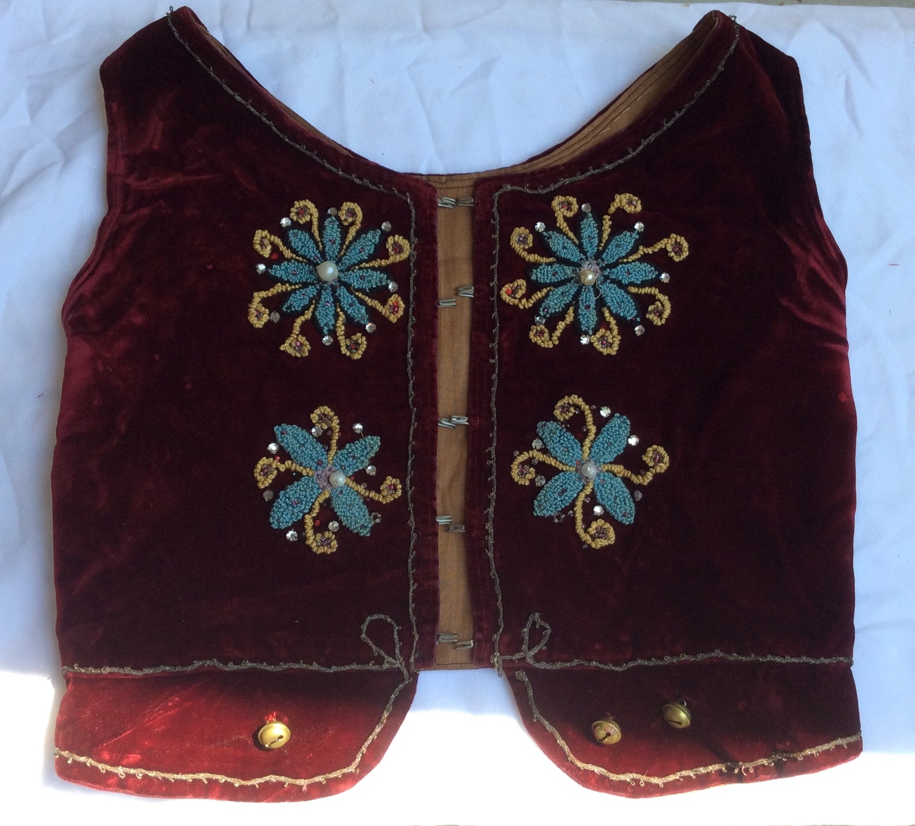 Polish Traditional Dance Costume Vintage Childrens Vest Red - Etsy