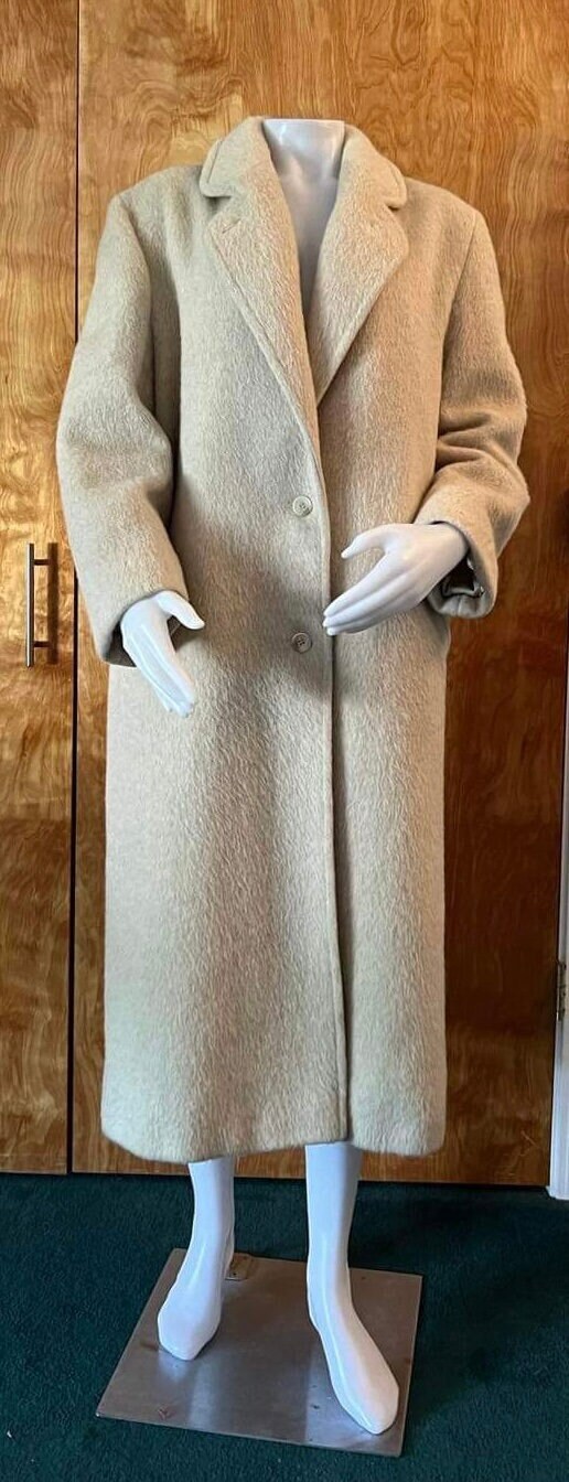 Vintage Lama Coat Womans Made in England 100% Lama Trench - Etsy