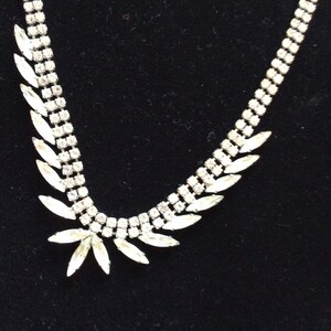 Vintage Hobe Rhinestone Necklace and Earrings 1965 Ear - Etsy