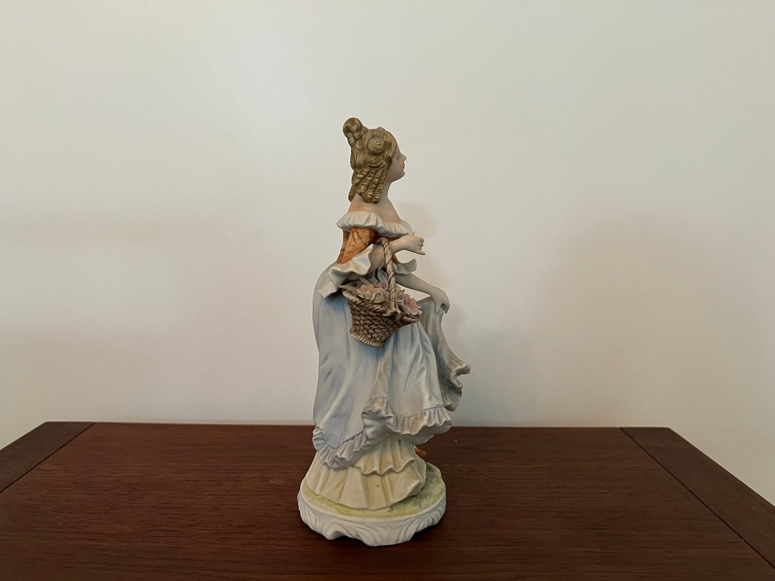 Lefton China Hand Painted Figurine KW341B Victorian Woman in - Etsy