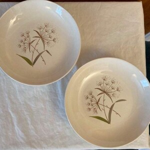 Rare Stetson Creation Soup Bowls Queen Annes Lace 1950s Dishes Mid ...