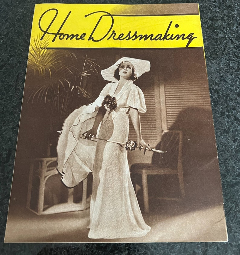 1937 Needle Arts Booklet 1937 Home Dressmaking Booklet 1930s - Etsy