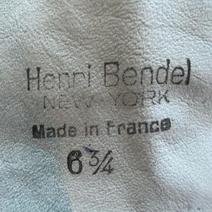 Vintage Doe Skin Kid Skin Black Gloves Long Henri Bendel New York Made ...