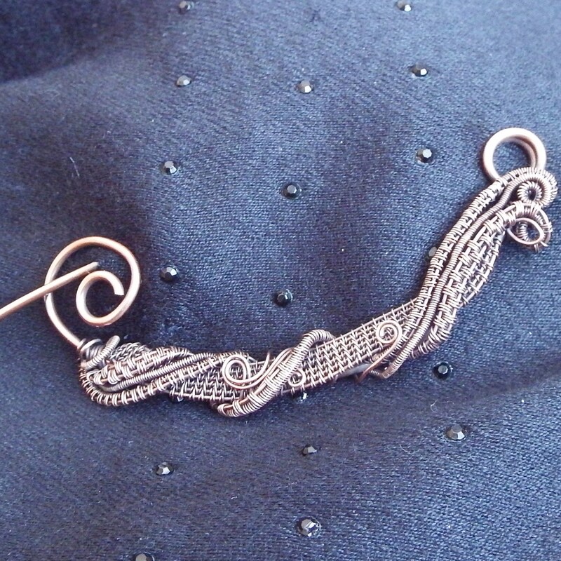 Wire Wrapped Brooch - Etsy