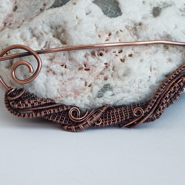 Wire Wrapped Brooch - Etsy