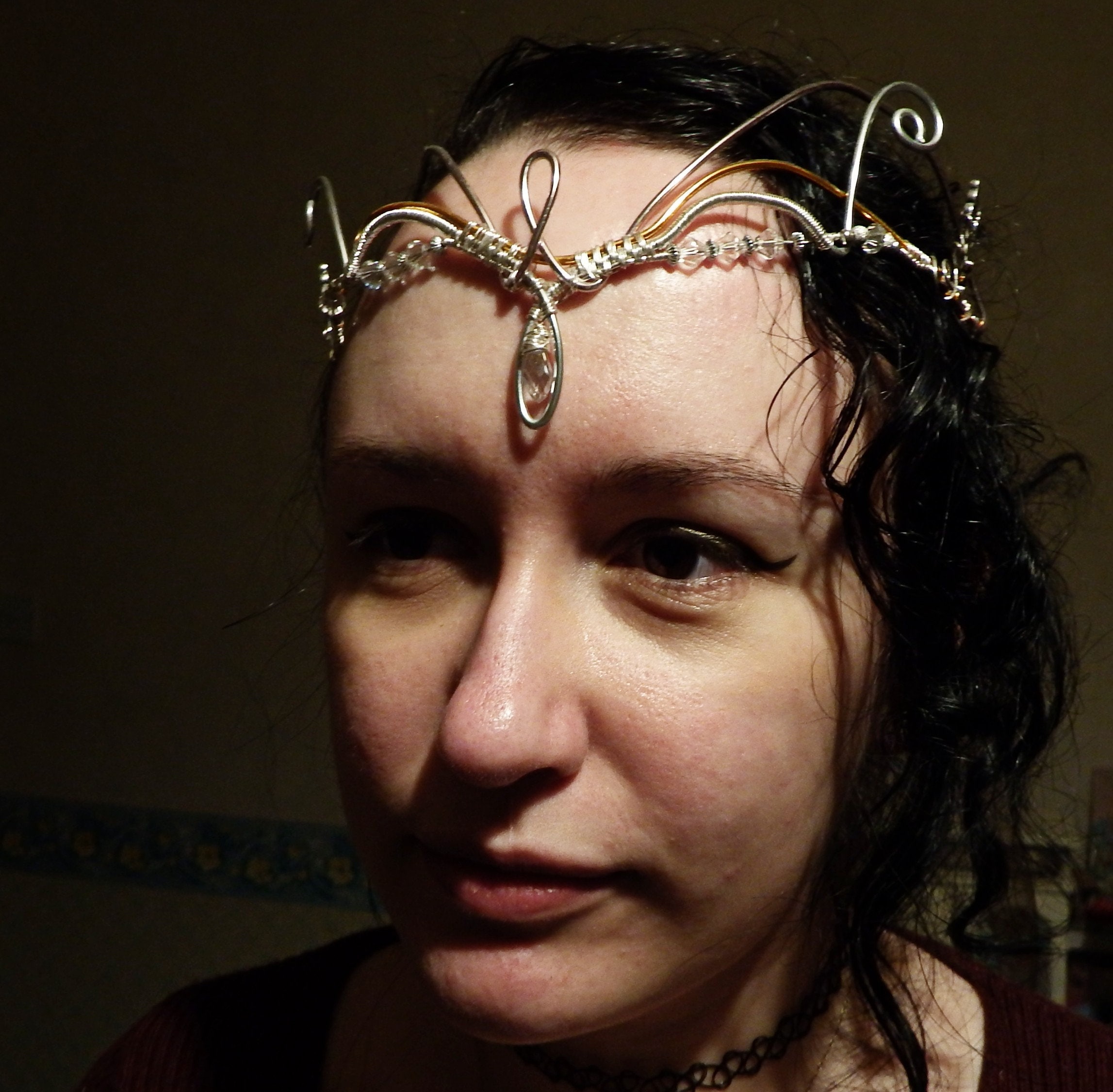 Elven Crown Elven Circlet Elvish Tiara for Bridal Headpiece - Etsy