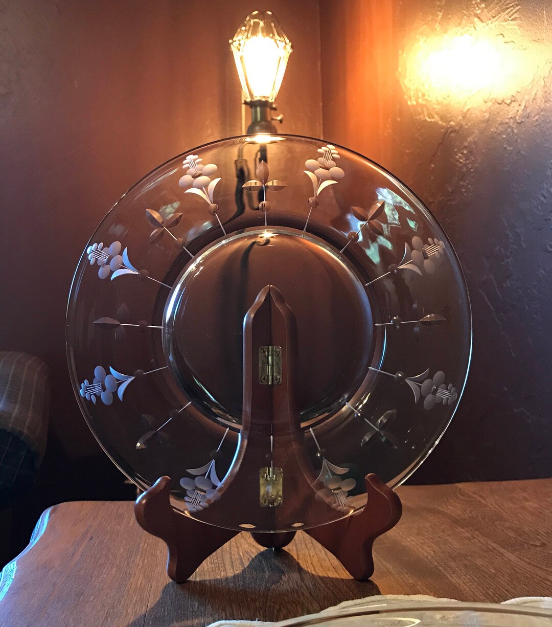 Kusak Cut Glass "springtime" Plates Set of 6 - Etsy