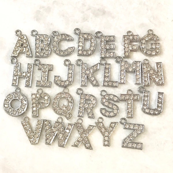 Alphabet Charms - Etsy