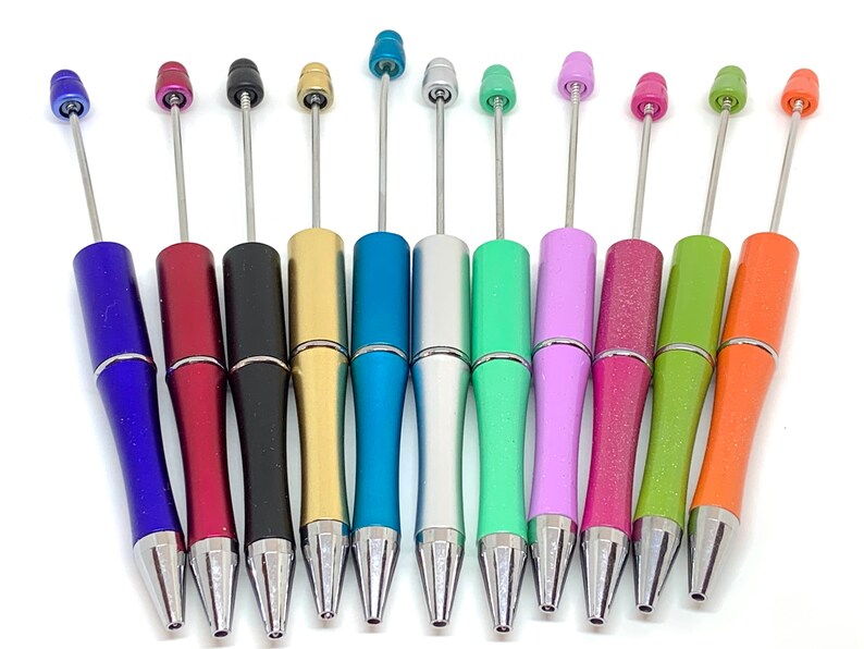 Beadable Pen Blanks Lightweight Plastic Material Writing - Etsy