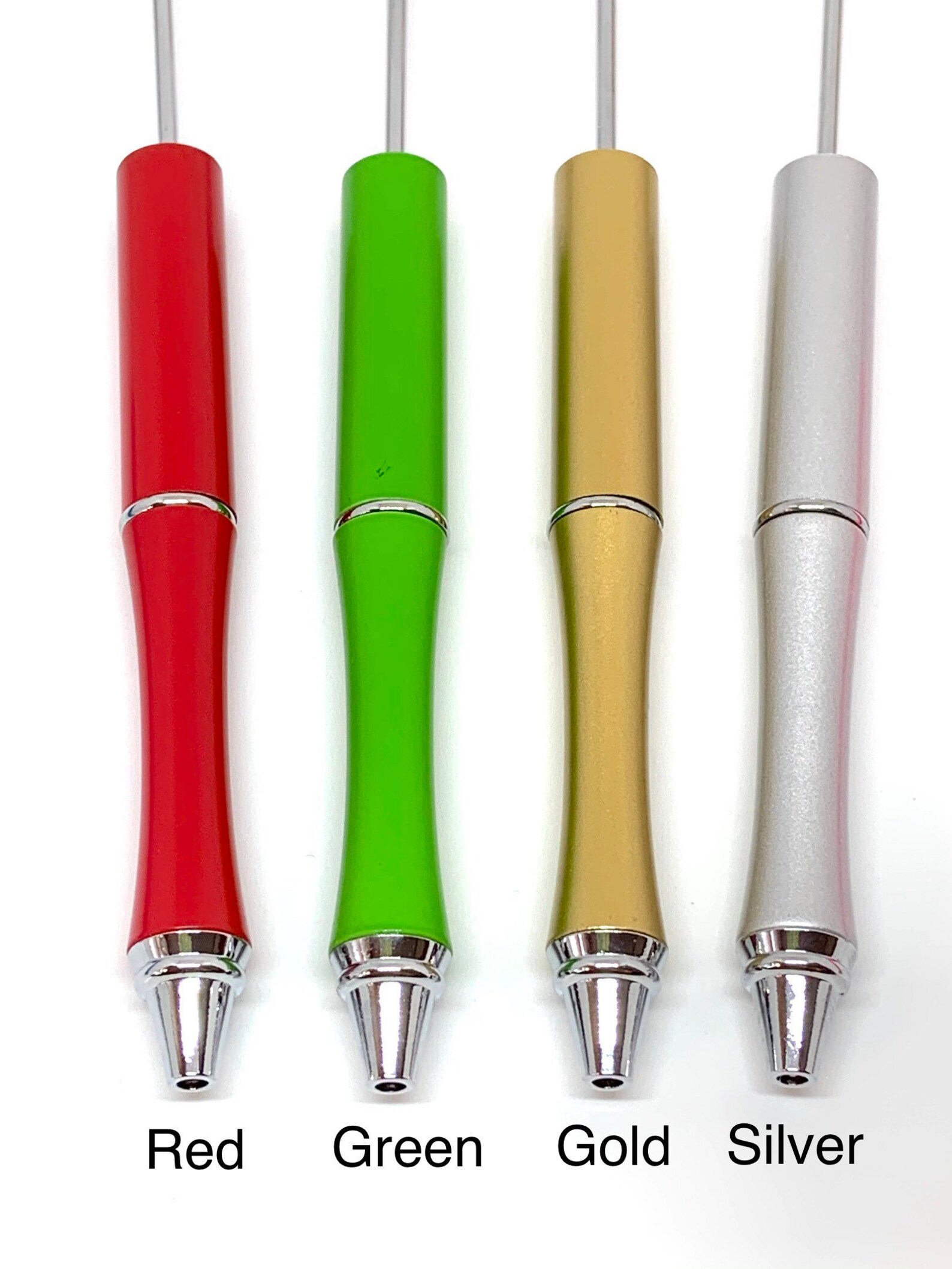 Metal Beadable Pen Blanks Add a Bead Writing Instrument - Etsy