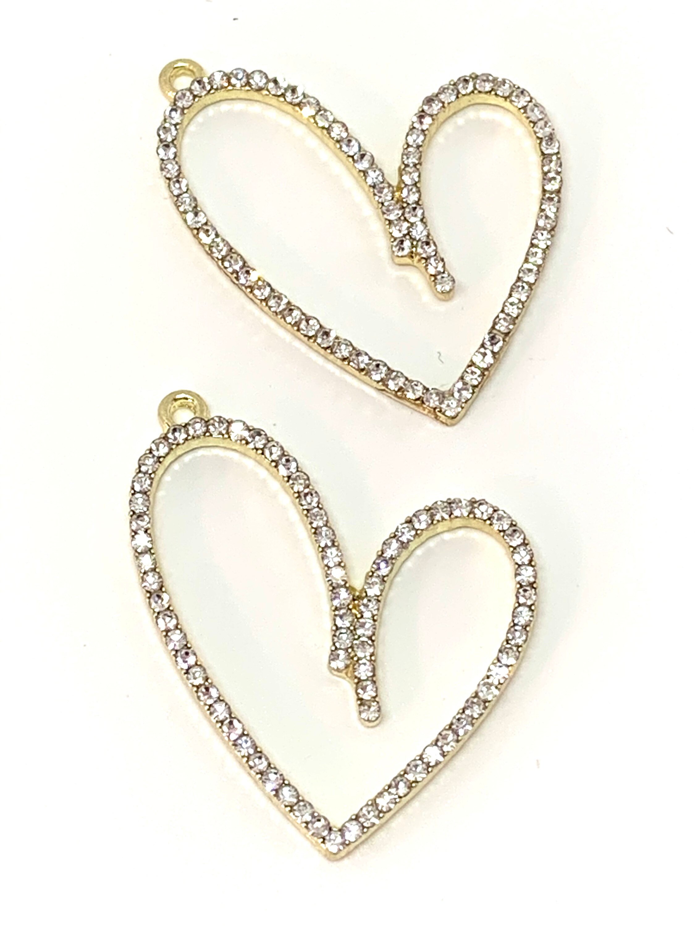 1 Beautiful Mostly Rhinestones & Light and Gold Tone Finish | Etsy