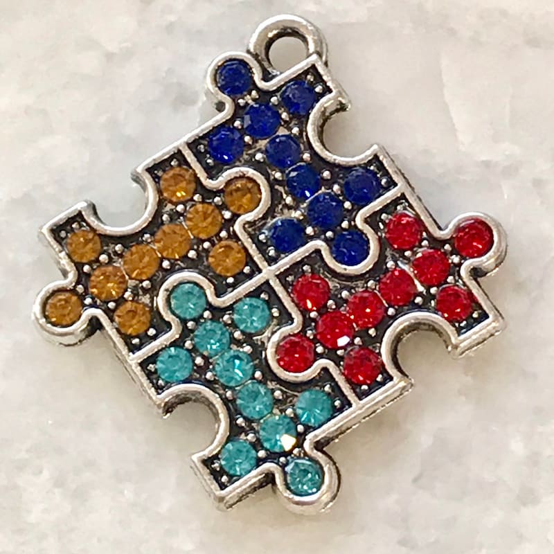 Puzzle Piece Charms - Etsy