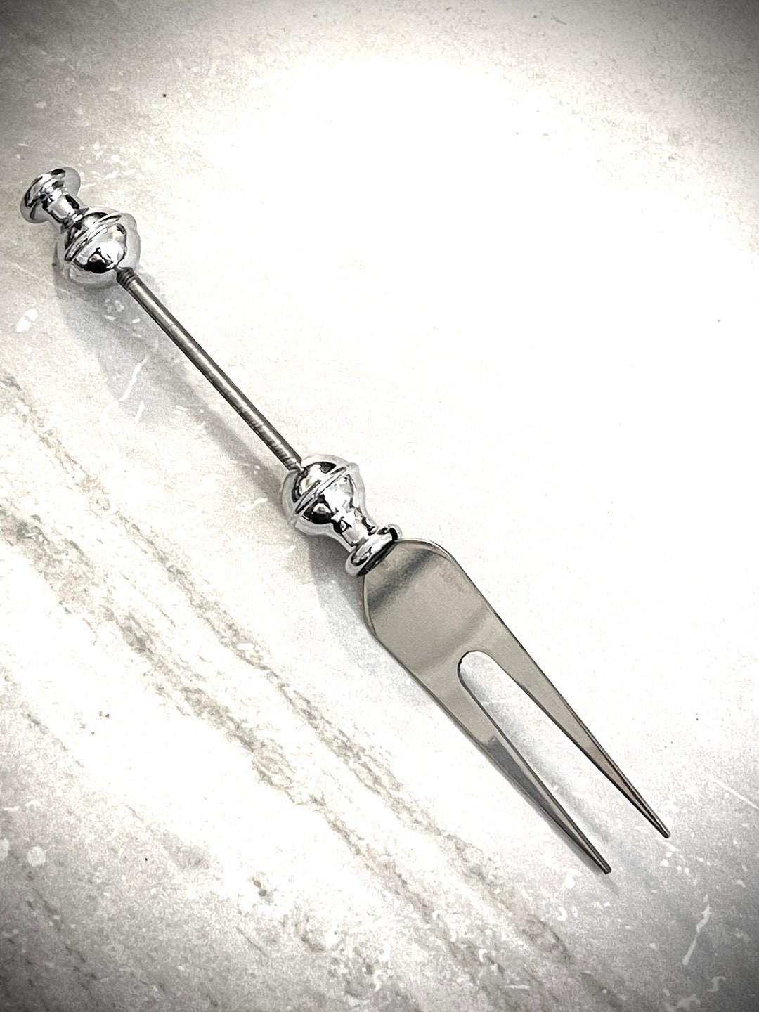 Beadable Appetizer Fork - 2 Prong - Utensil - Gift - Bride Gift - House ...