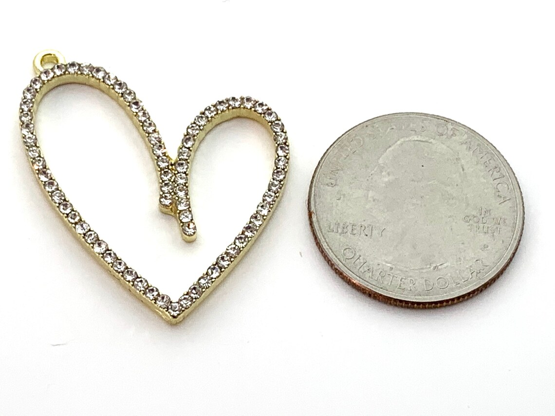 1 Beautiful Mostly Rhinestones & Light and Gold Tone Finish | Etsy