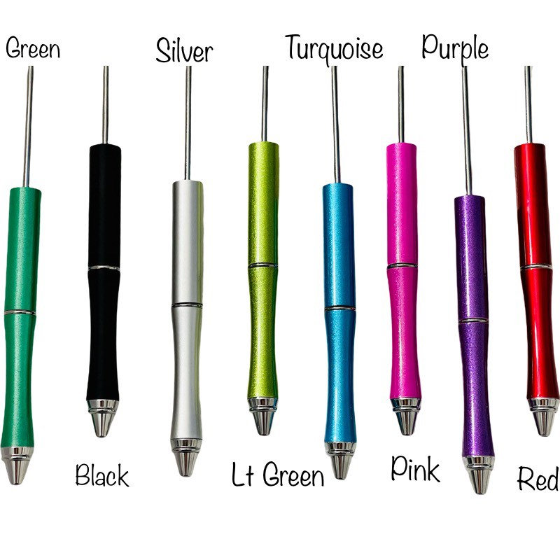Metal Beadable Pen Blanks Add a Bead Writing Instrument - Etsy