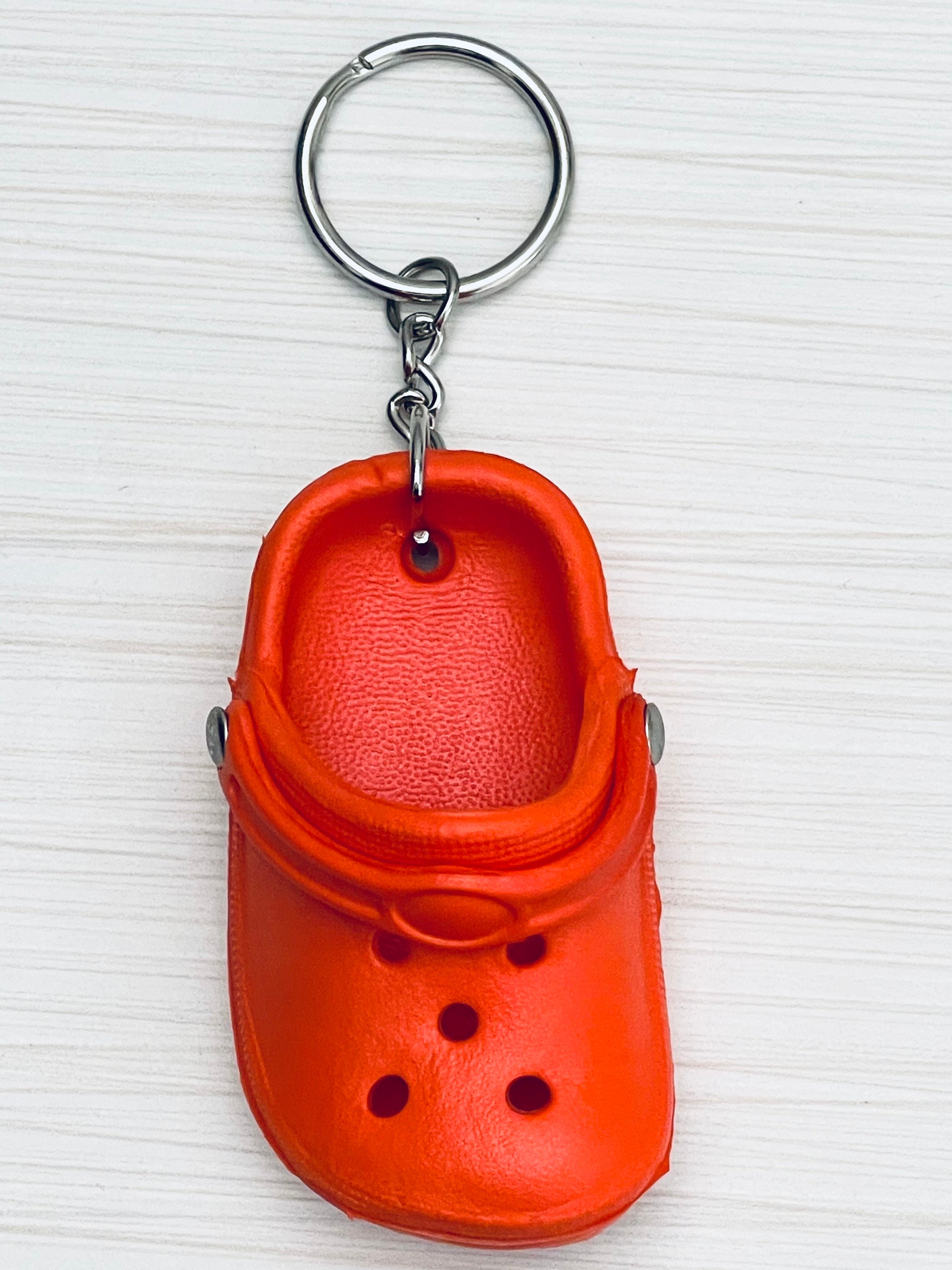 1 Adorable Mini Shoe Key Chain - Clog - Rubber Shoe - 4 Colors - Etsy