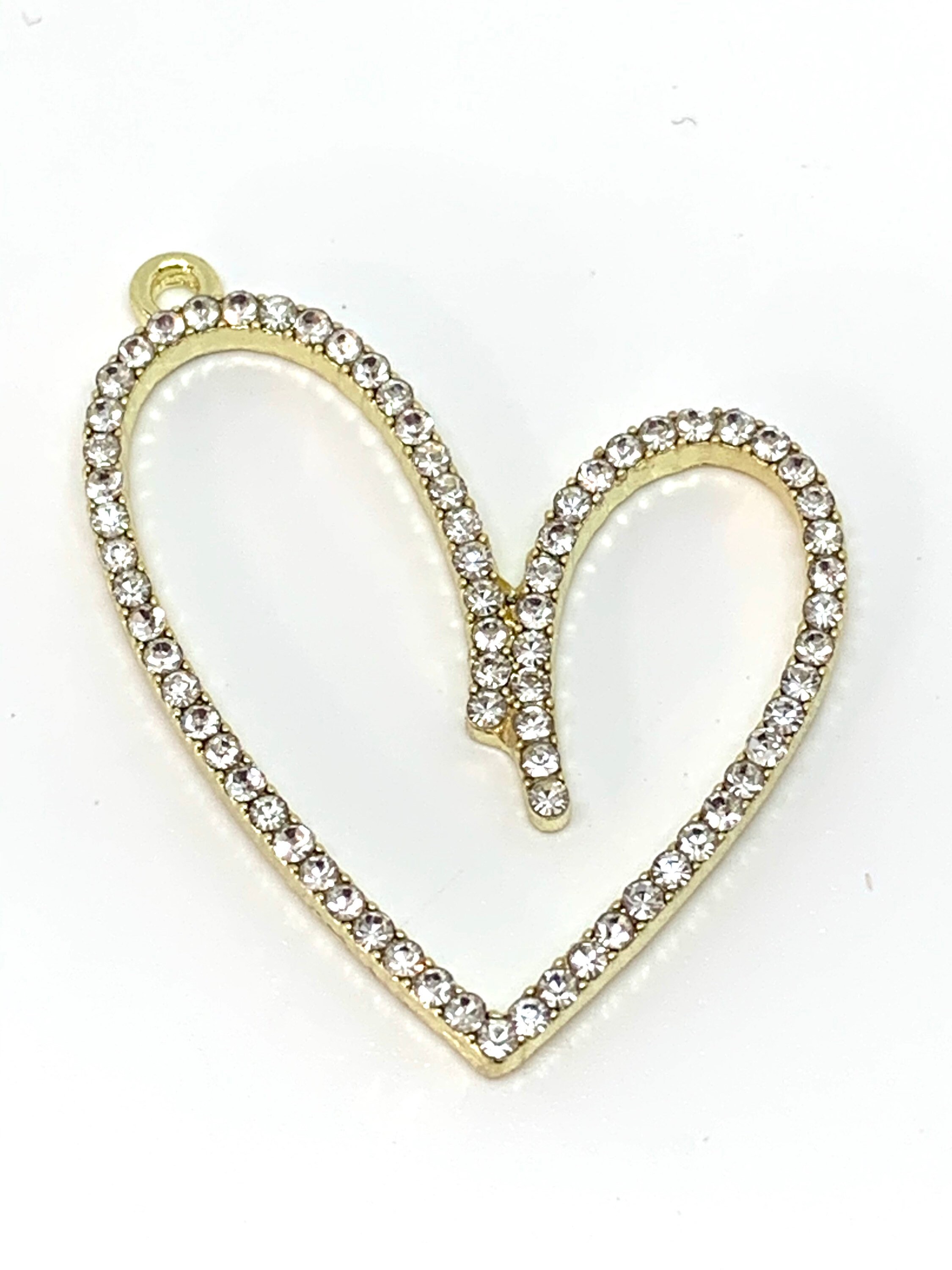 1 Beautiful Mostly Rhinestones & Light and Gold Tone Finish | Etsy