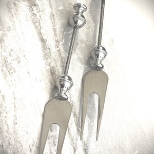 Beadable Appetizer Fork - 2 Prong - Utensil - Gift - Bride Gift - House ...