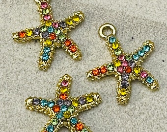 Rhinestone Starfish - Etsy