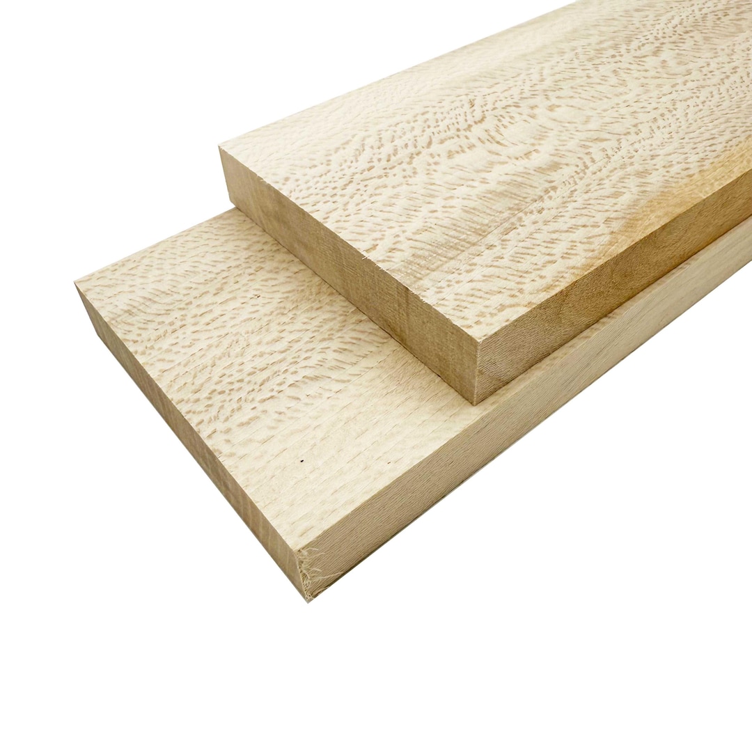 Quarter Sawn Sycamore Lumber Board - 3/4" X 4" (2 Pcs) - Etsy