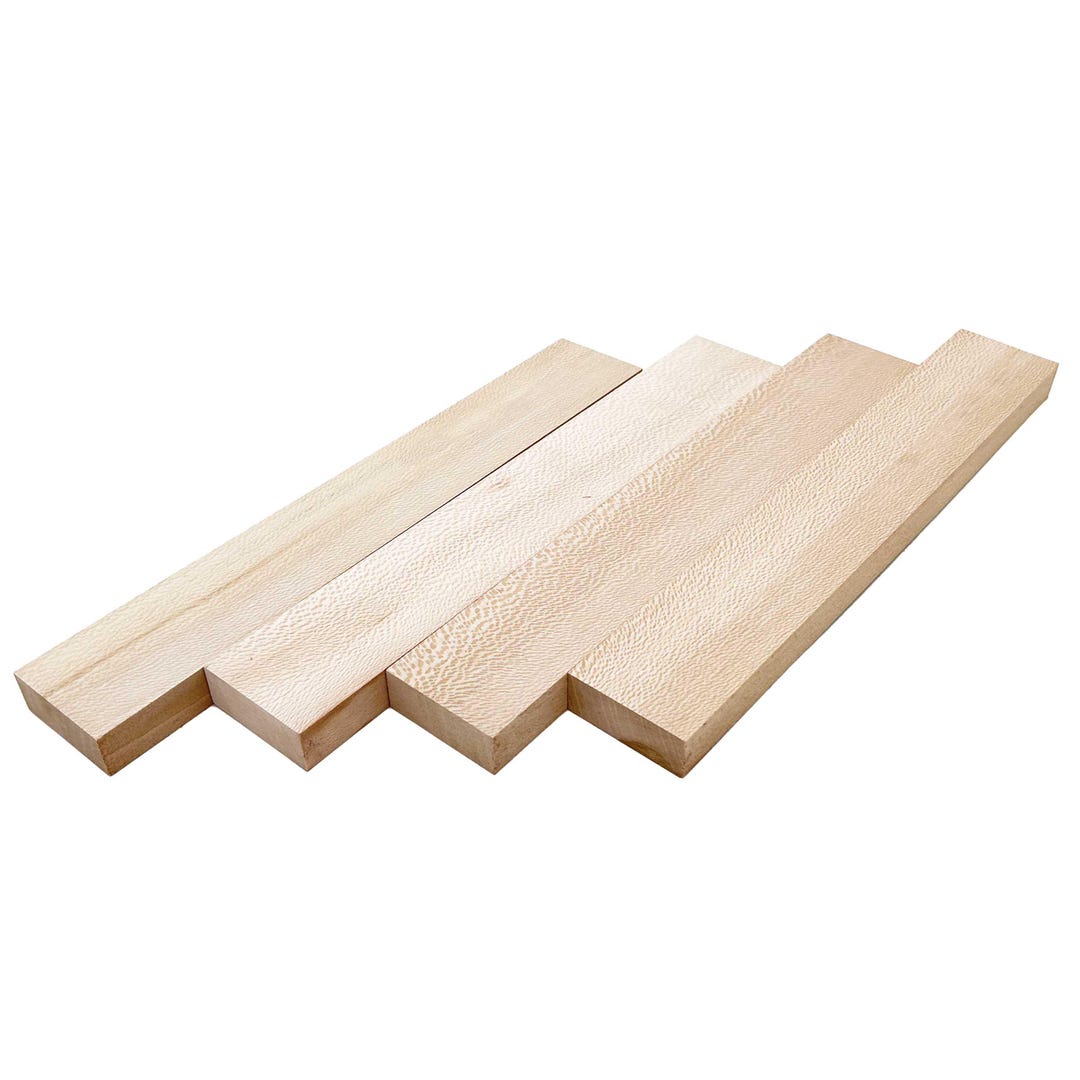 Quarter Sawn Sycamore Lumber Board - 3/4" X 2" (4 Pcs) - Etsy