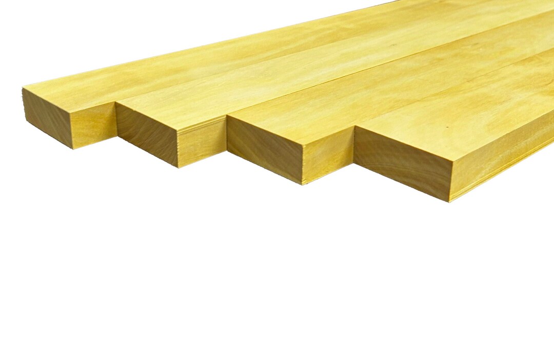 Yellowheart Lumber Boards 3/4
