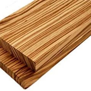 Zebrawood Lumber Board - 3/4" X 4" (2 Pcs) - Etsy
