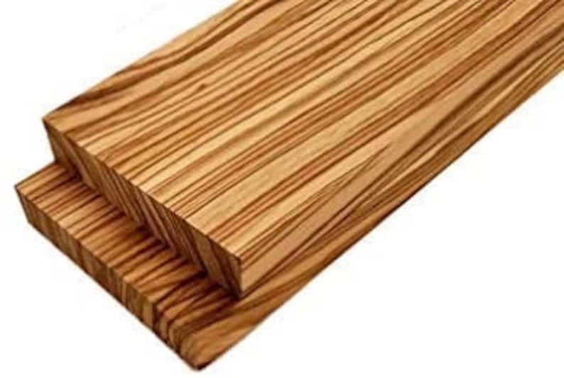 Zebrawood Lumber Board - 3/4" X 4" (2 Pcs) - Etsy