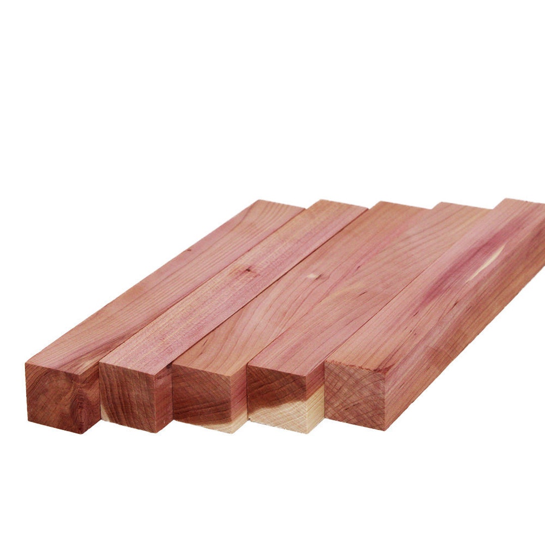 Cedar Pen Blanks 3/4" X 3/4" X 6" (5pcs) - Etsy