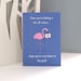 Flamingo Get Well Card a Feel Better Card With a Little Pun to Make ...