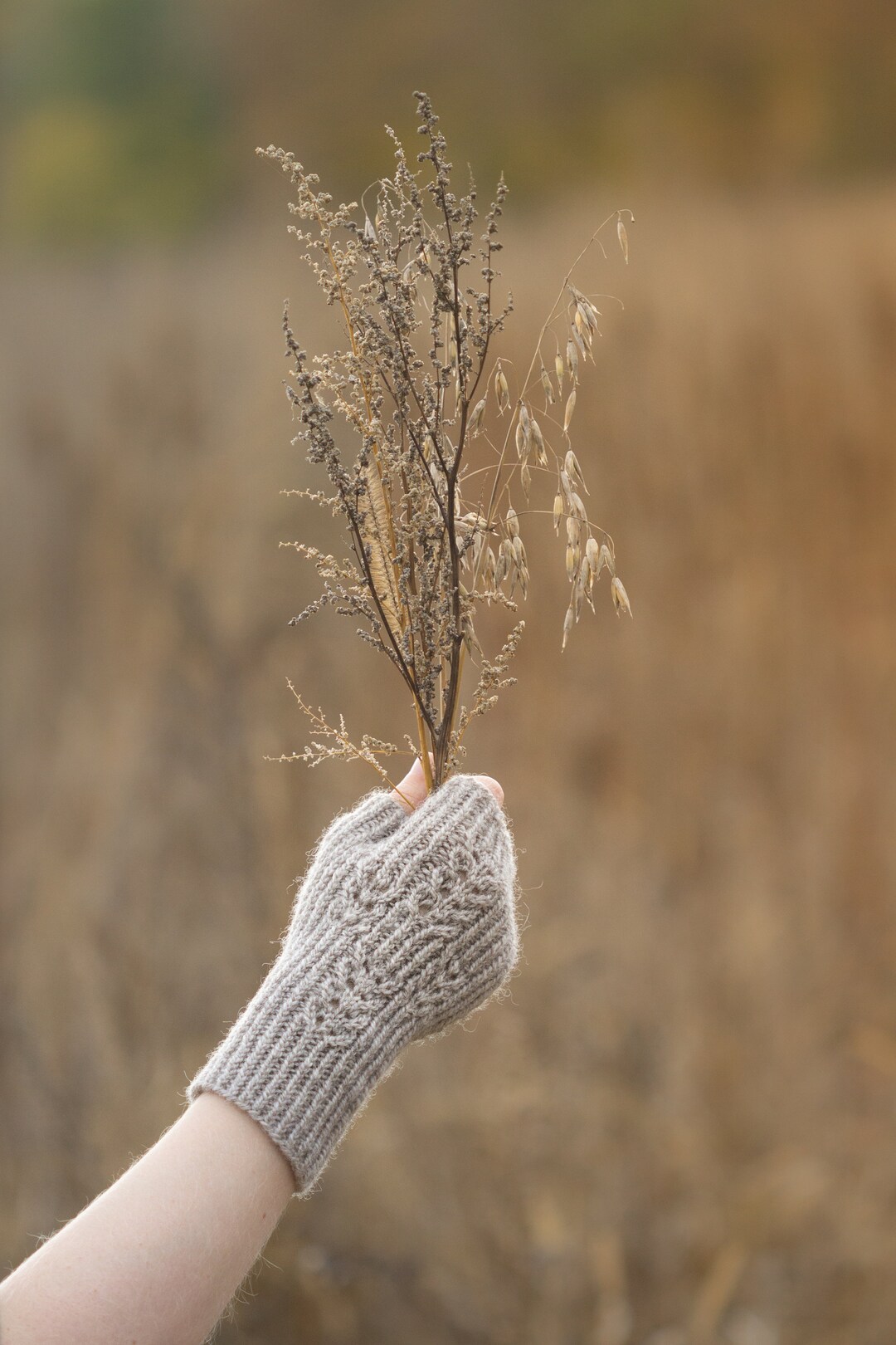 Knitting Pattern PDF Fingerless Twisted Lace Mittens Instant Download ...