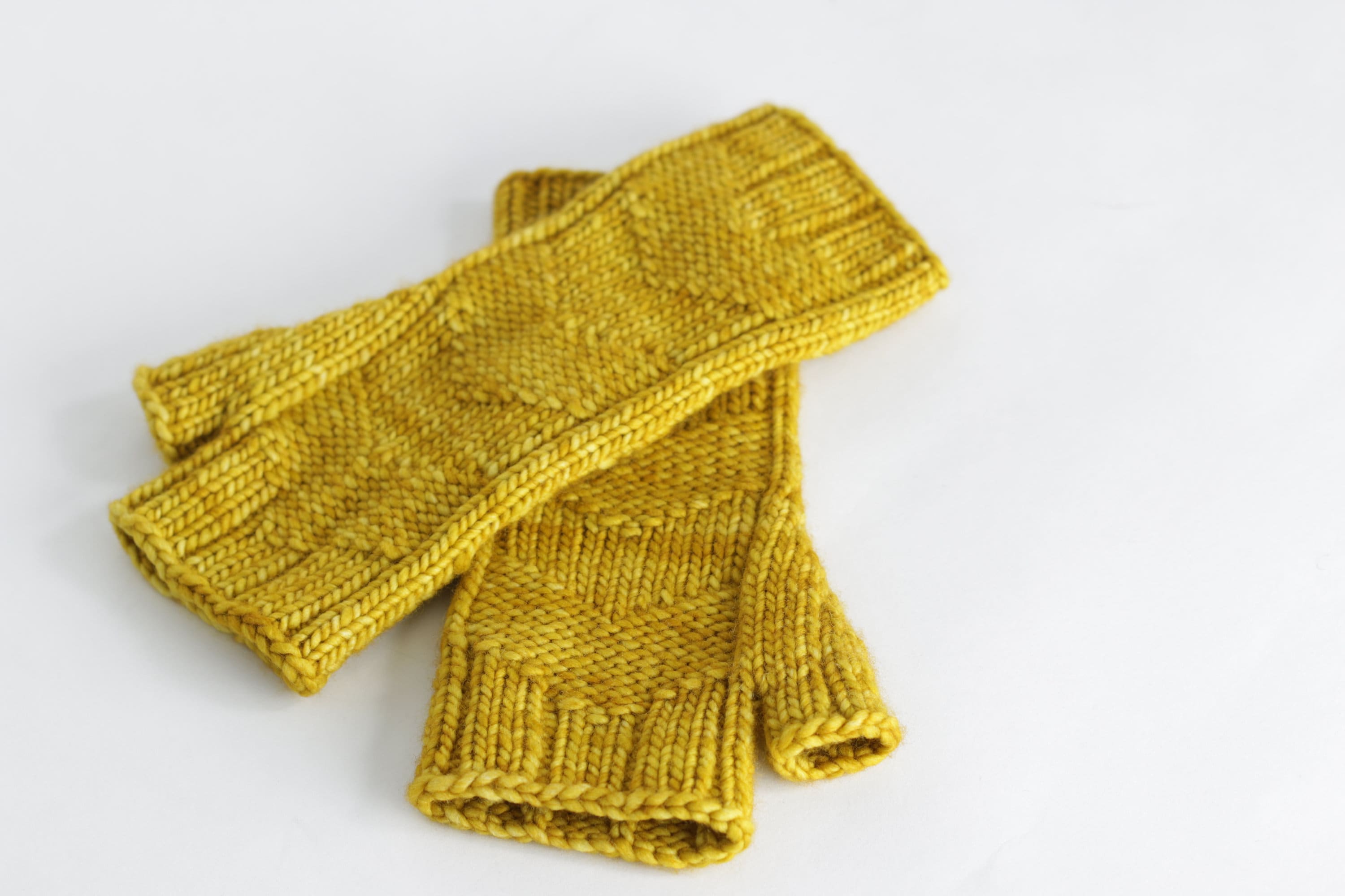 Knitting Pattern Chevron Fingerless Mittens Instant PDF Download - Etsy