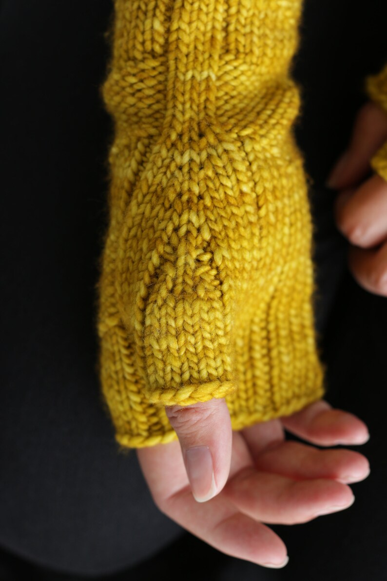 Knitting Pattern Chevron Fingerless Mittens Instant PDF Download - Etsy