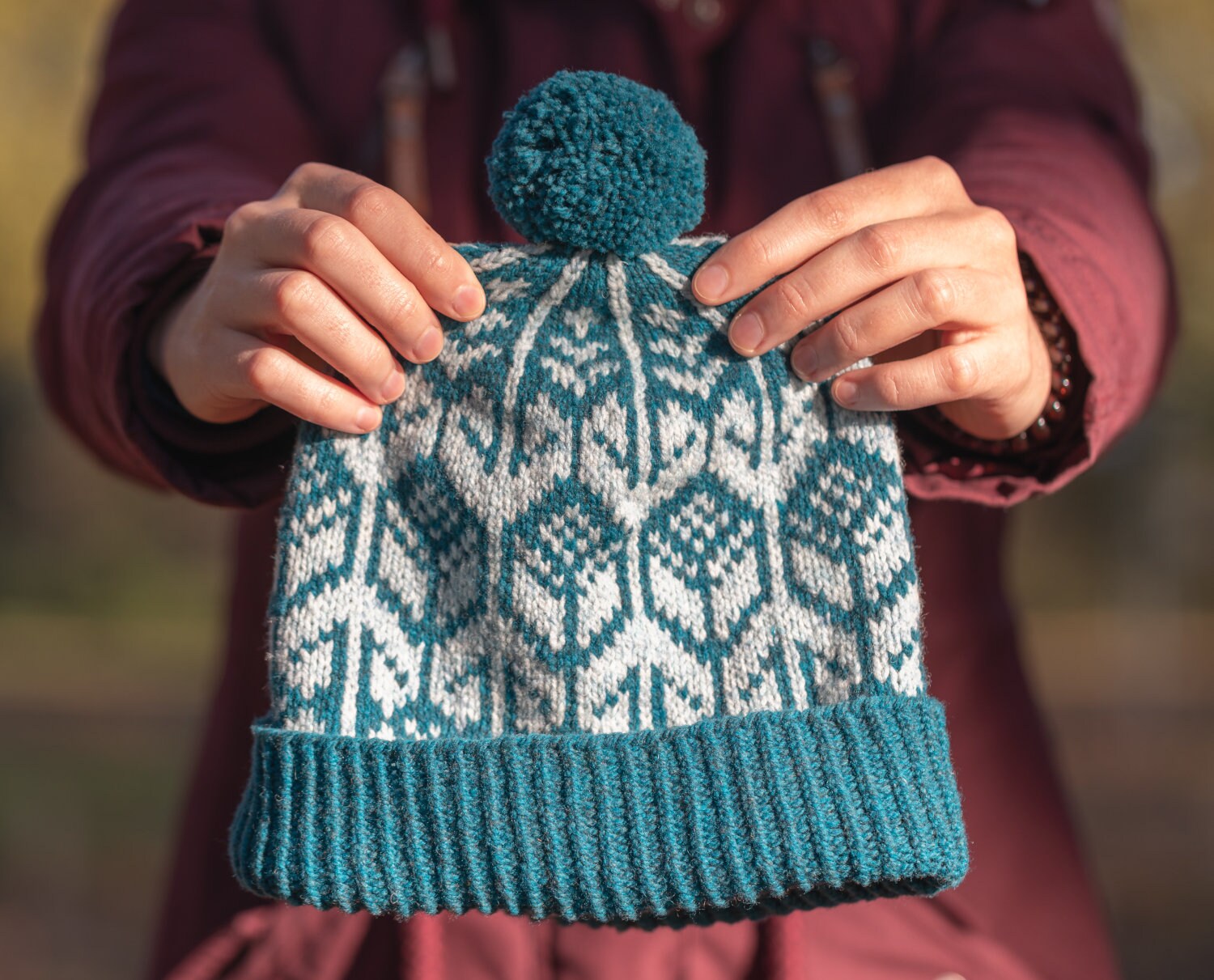 Fair Isle Hat Knitting Pattern Instant Download PDF - Etsy