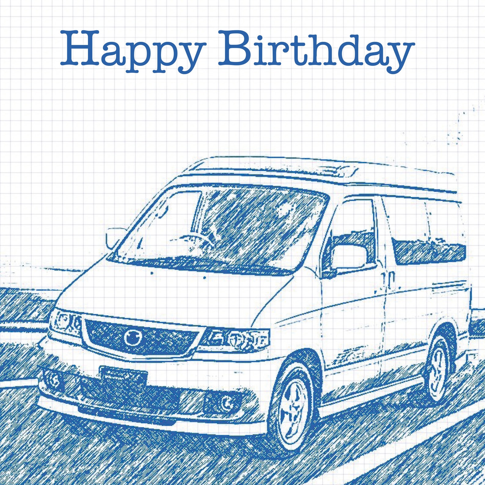 Mazda Bongo 'birthday Card' Campervan Card Frindee - Etsy