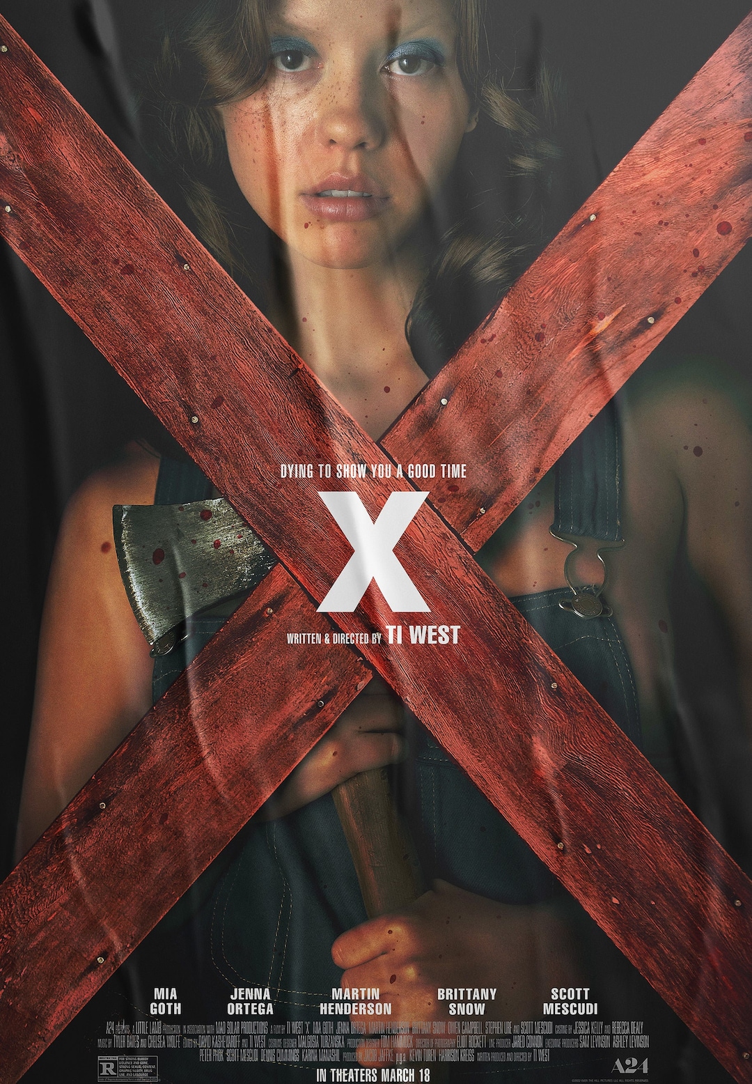 X (2022) Movie Poster Ti West - Etsy