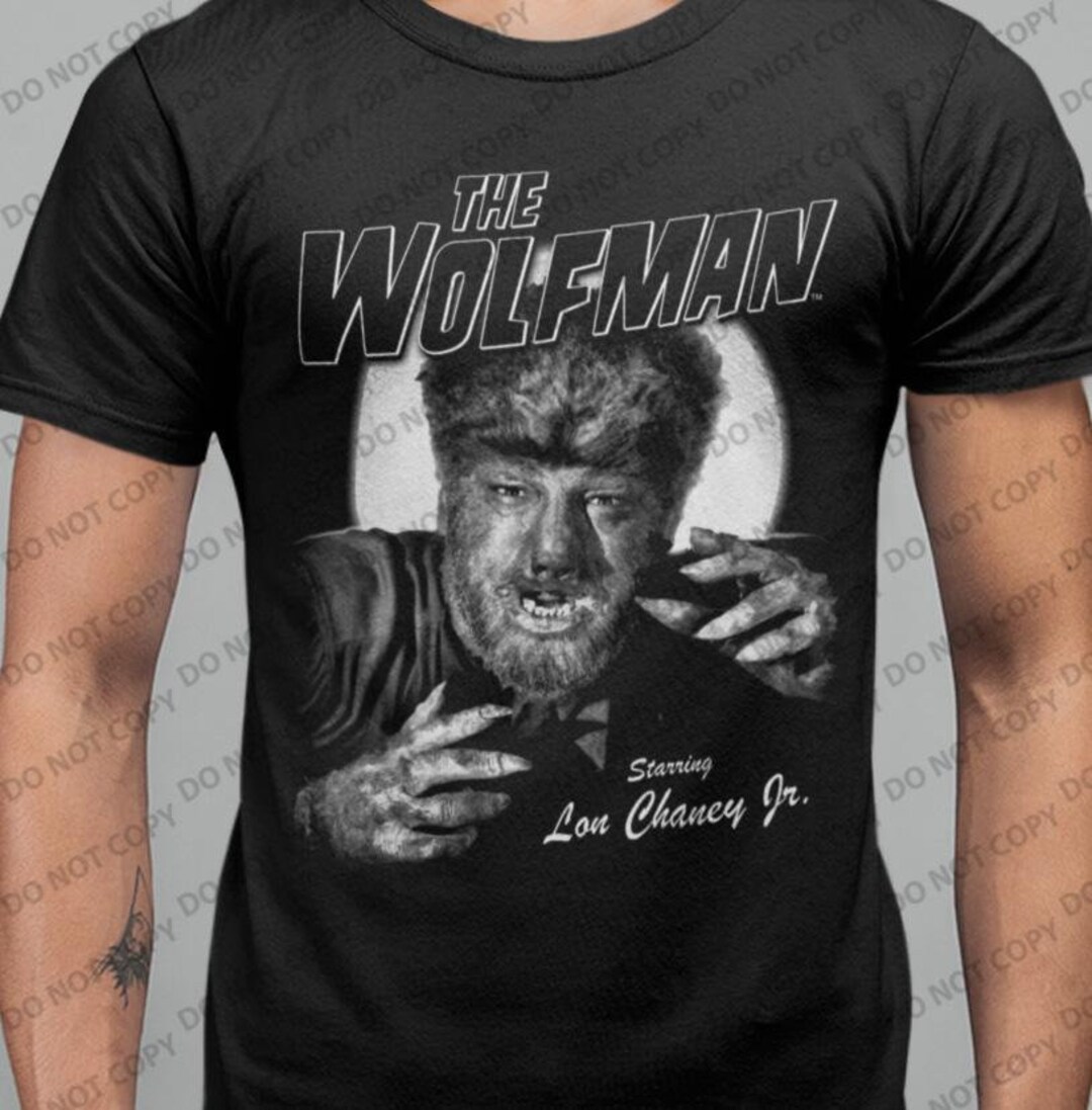 The Wolfman - T-shirt - Etsy