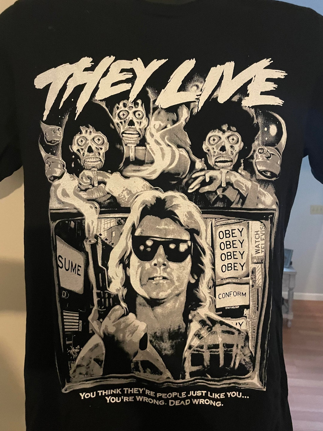 They Live - Consume T-shirt - Etsy