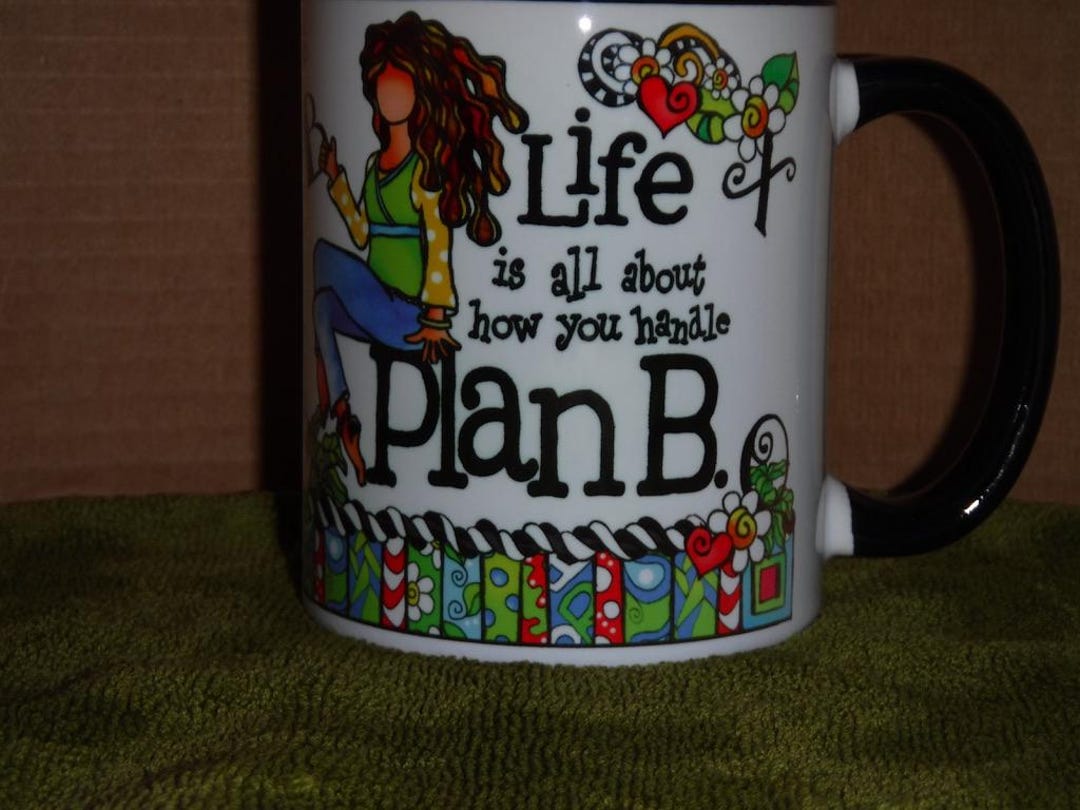 Plan B Ceramic Mug by Suzy Toronto - Etsy