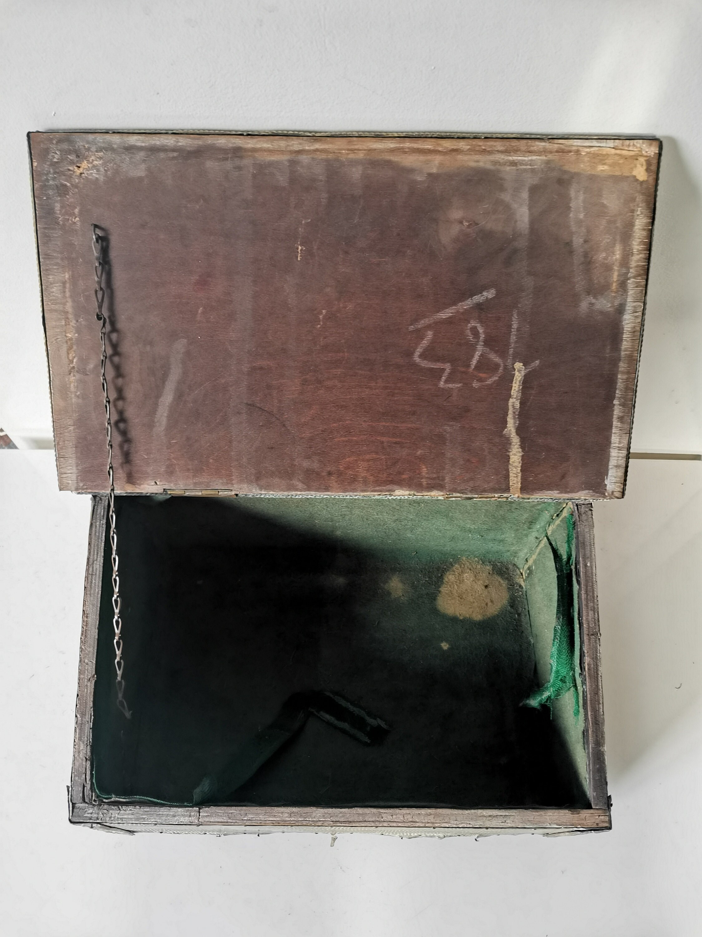 Victorian Embossed Brass Log or Coal Box, or Slipper Box With Dance ...