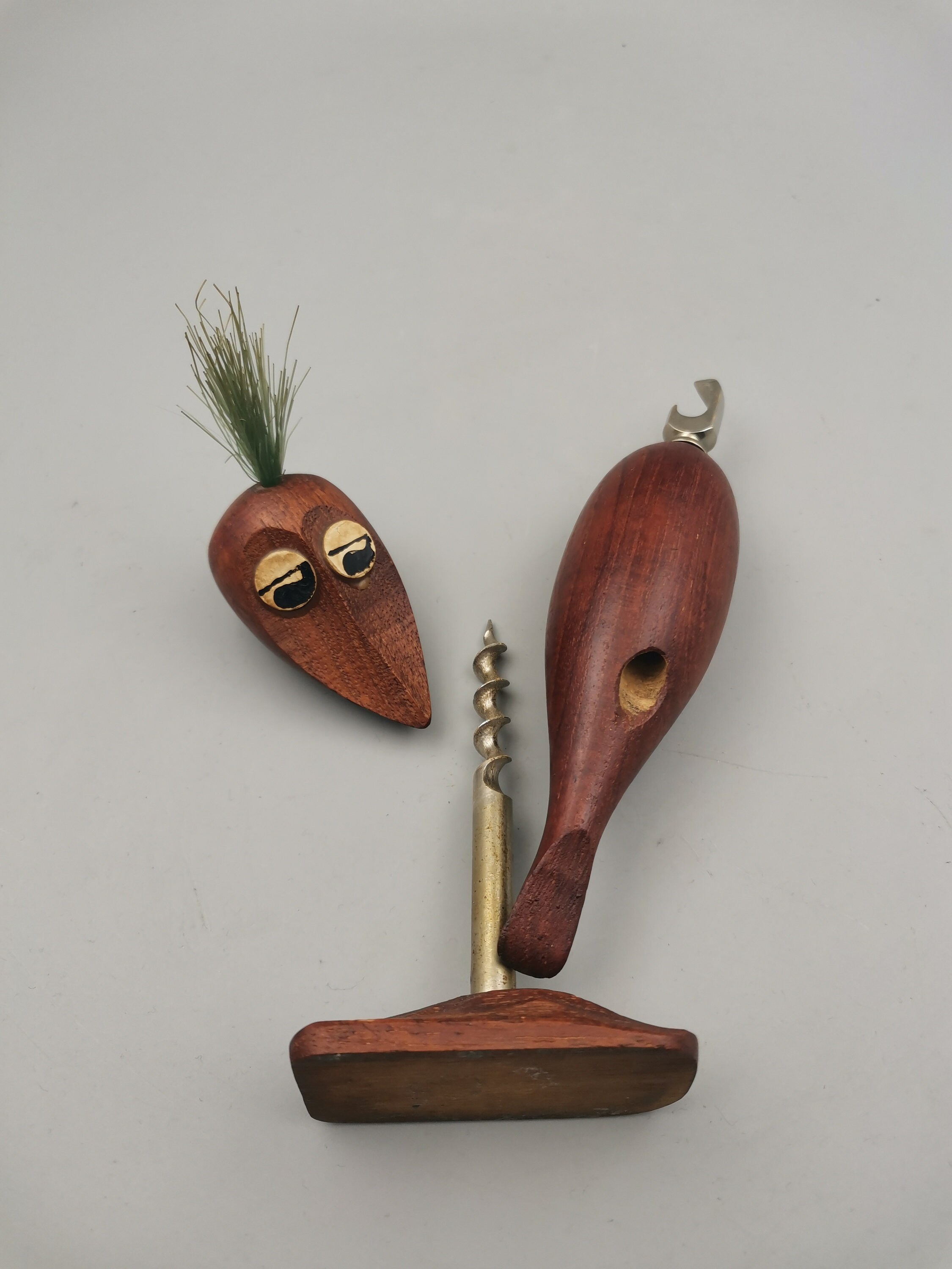 Arne Basse, Cork Screws and Bottle Opener Teak Wood Made in Denmark ...