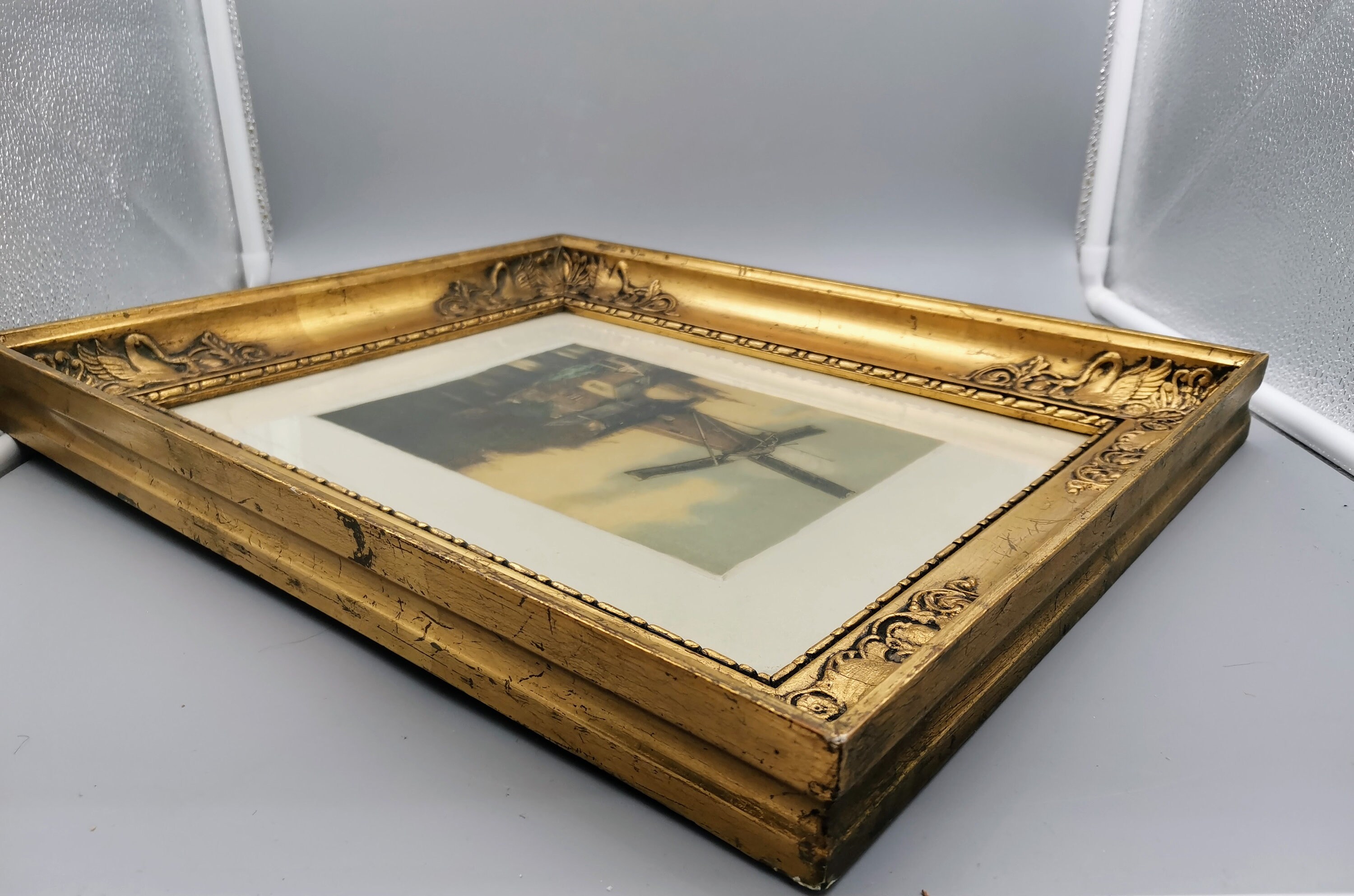 Marcel Augis ,"moulin DELFT Hollande" Original Signed Aquatint in the ...