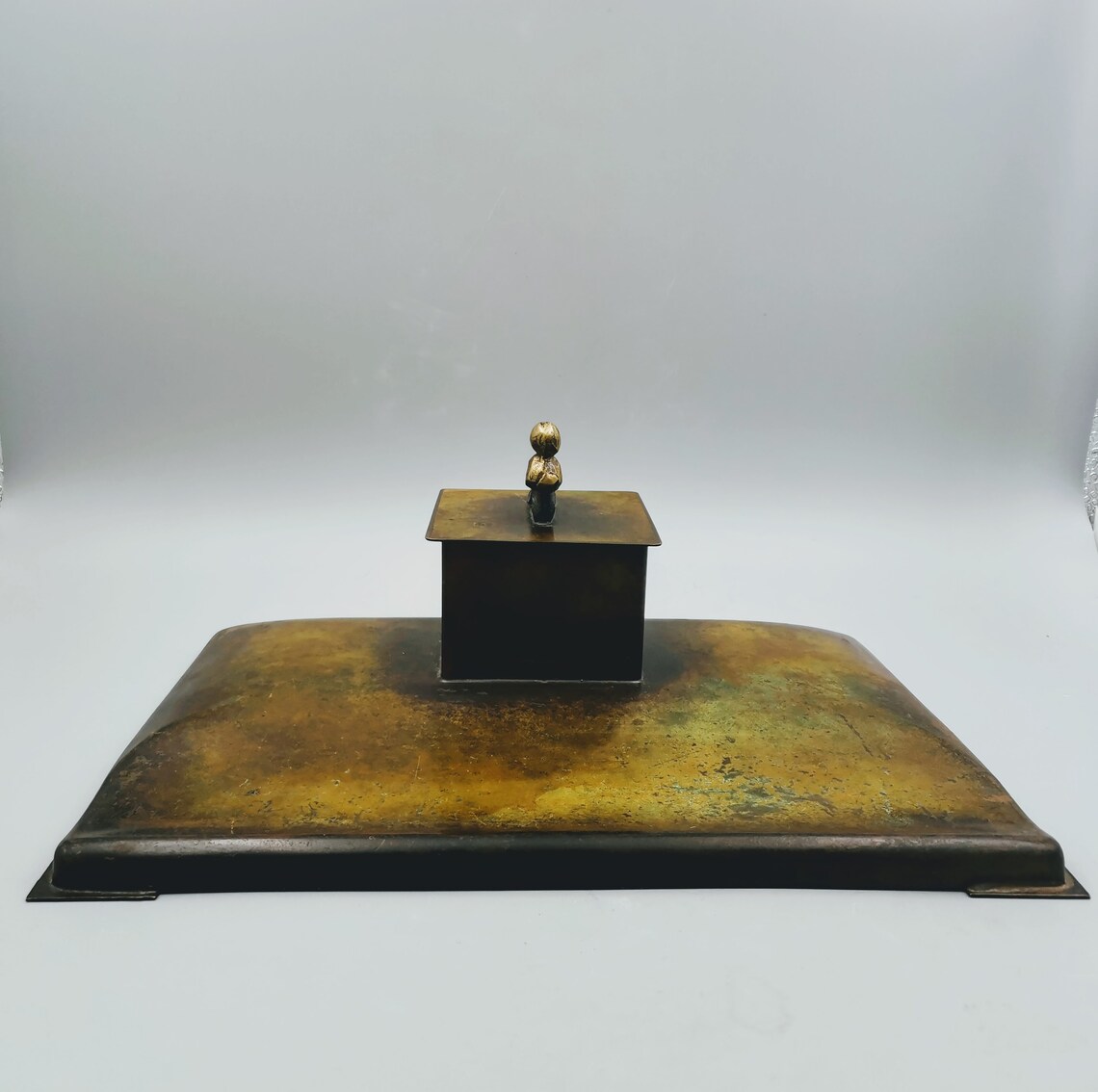 Danish Bronze H.F. ILDFAST - Art Deco 'aegte Bronce HF Ildfast ...