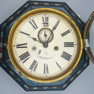 Seth Thomas Antique Maritime Damp Ship's Clocks From 1880s in the ...
